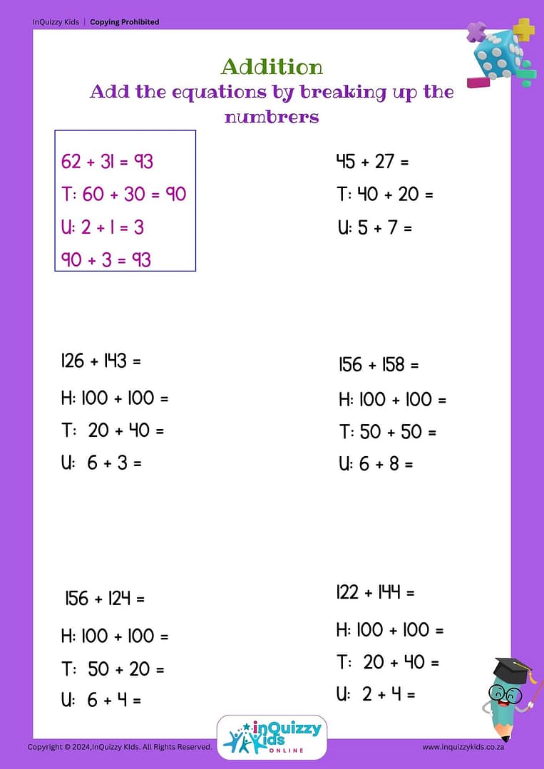 Mathematics Activity Book – Grade 3 – inQuizzy Kids