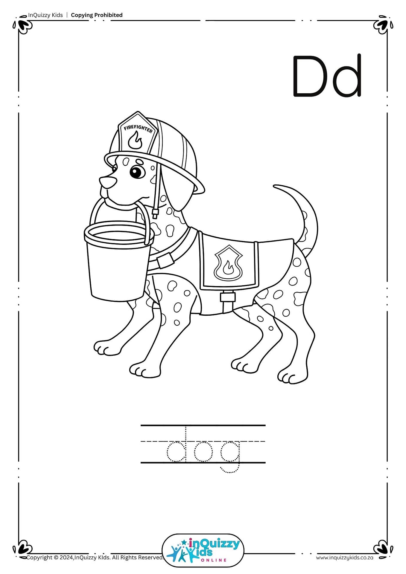 Alphabet Colouring Book – 25 pages: FREE DOWNLOAD – inQuizzy Kids