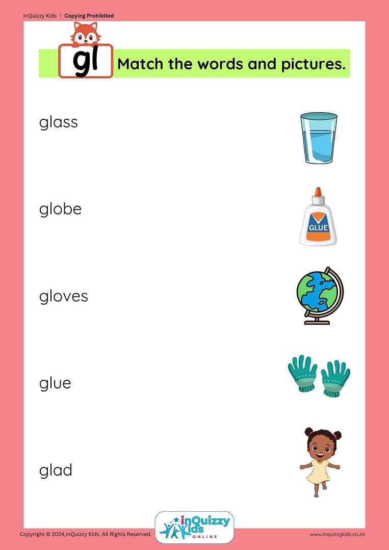 Grades 1-3: Blends and Digraphs; “sh,” “bl,” “ch,” “tr,” “gl ...